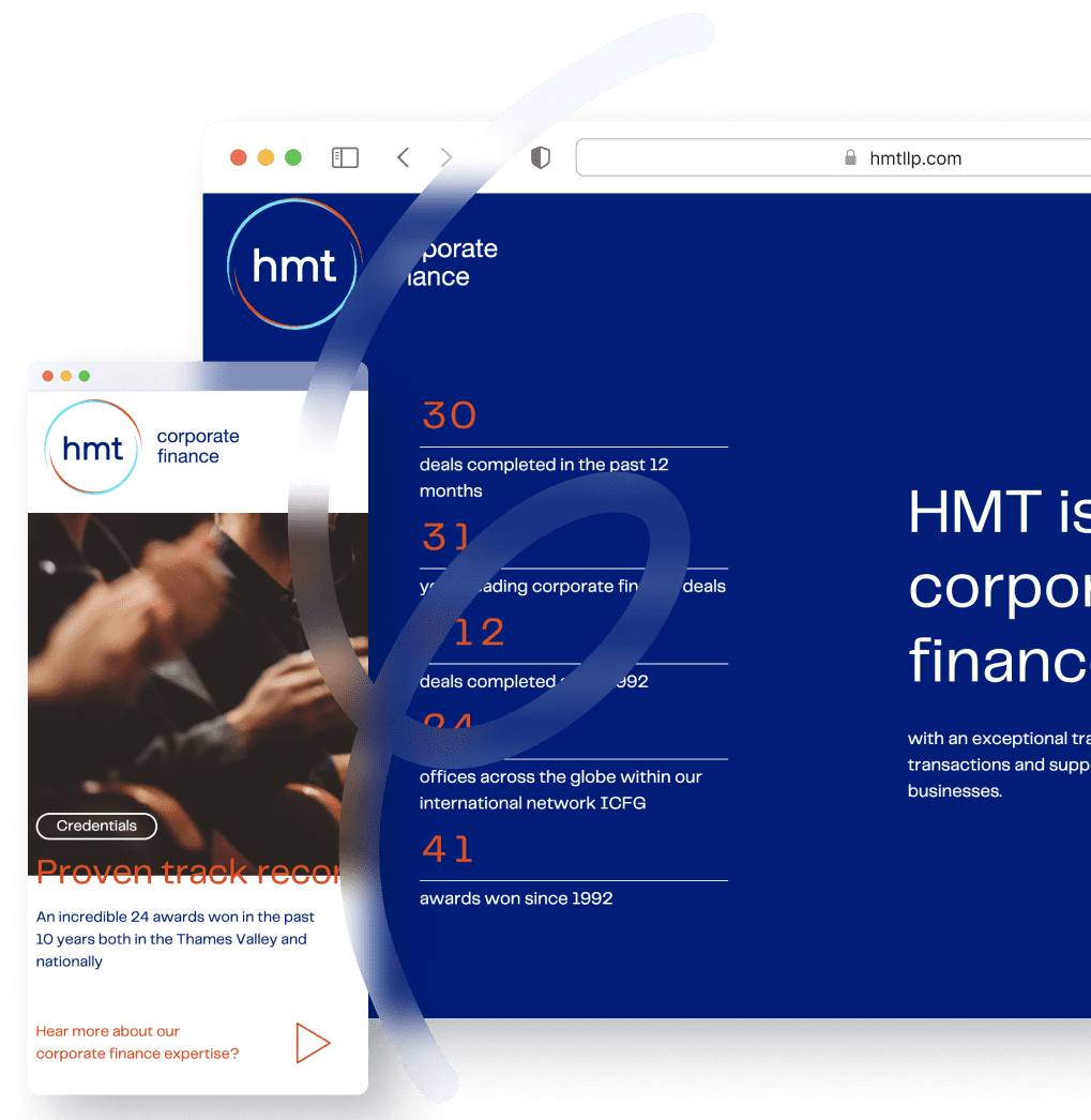 We developed a new version of website for marketing agency